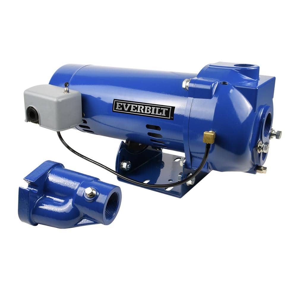 Everbilt 1 HP Convertible Jet Pump HDCWJ10 - The Home Depot