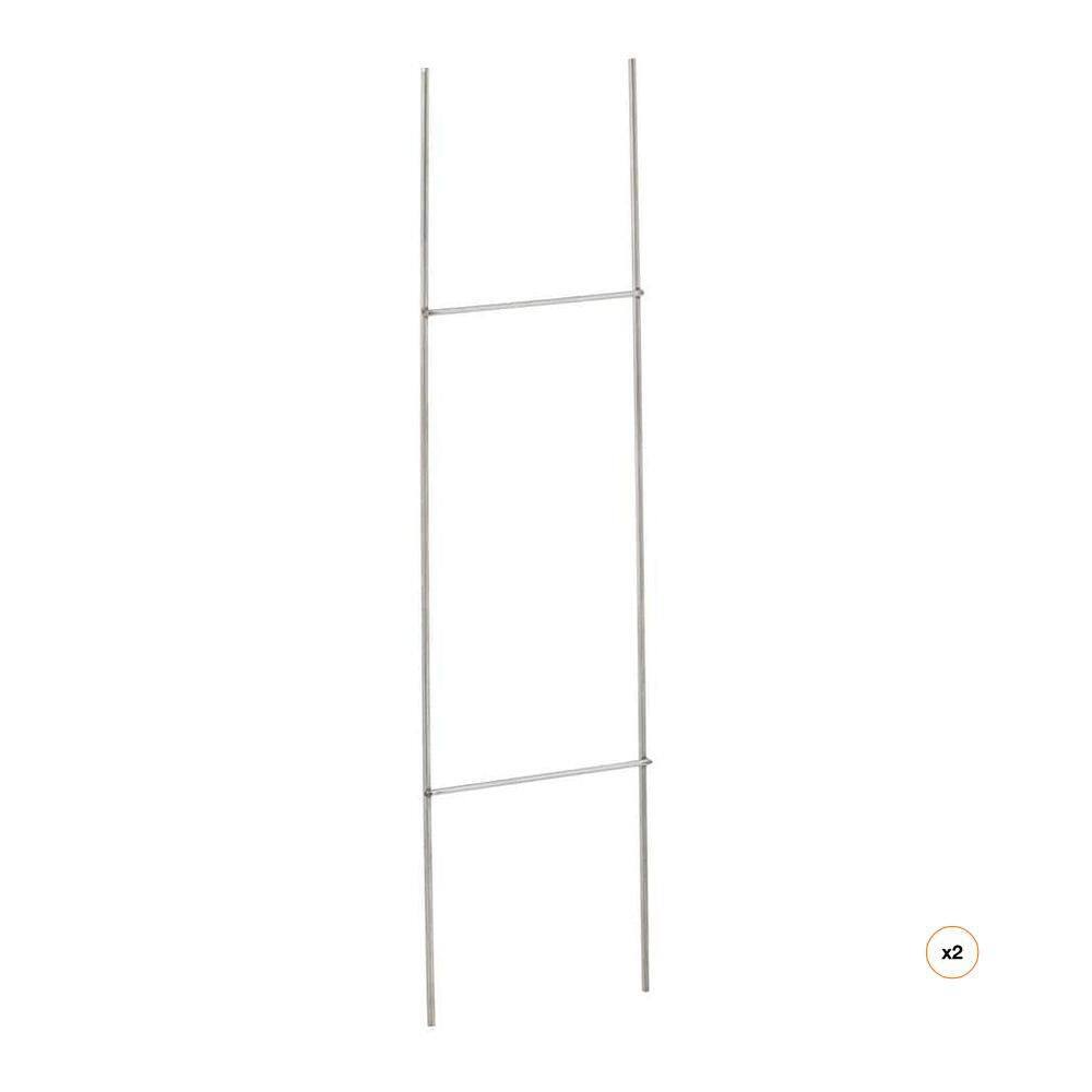 Everbilt H-Bracket Sign Holder (2-Count) - The Home Depot