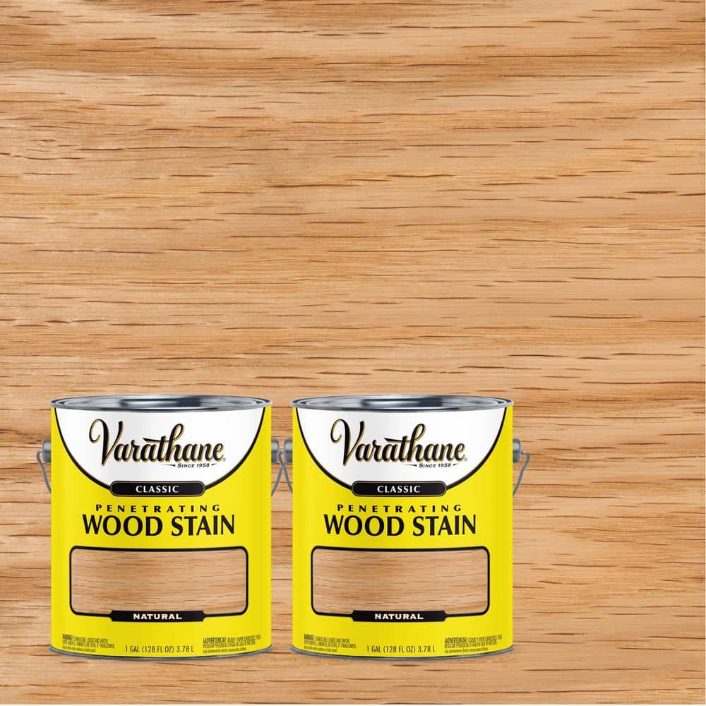 Varathane 1 gal. Natural Classic Interior Wood Stain (Case of 2) 386721 ...