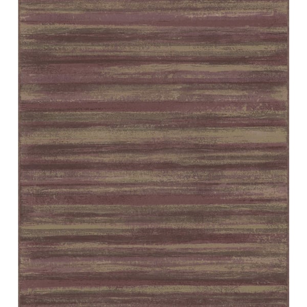 Italian Style Red Distressed Horizontal Stripe Sheen Finish Vinyl on ...