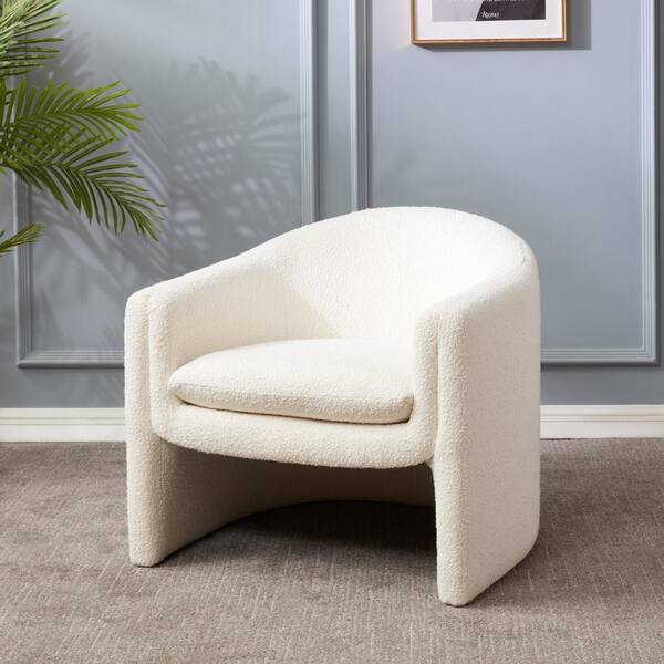 SAFAVIEH Laylette Ivory Accent Chair SFV4771E - The Home Depot