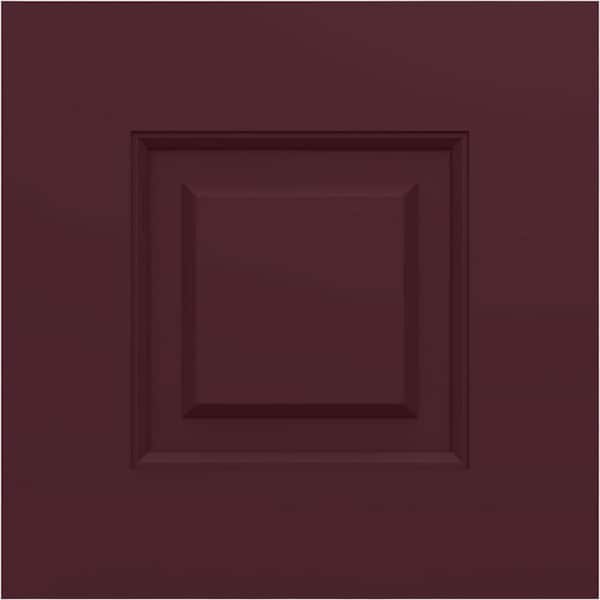 Ekena Millwork 12 in. W x 12 in. H True Fit PVC Raised Panel Shutters ...