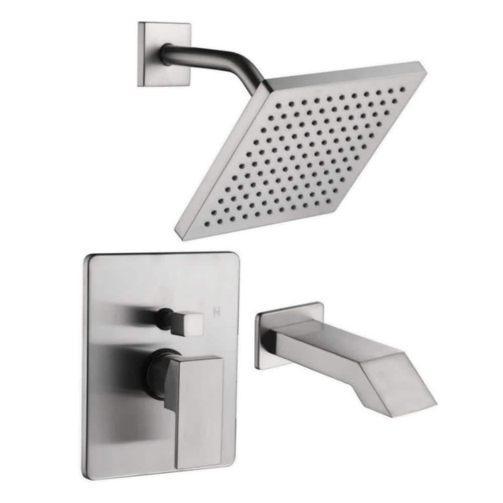 Ultra Faucets Icon Single-Handle 1-Spray Tub and Shower Faucet 1.8 GPM ...