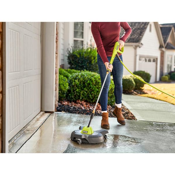 RYOBI 3000 PSI 1.1 GPM Cold Water Electric Pressure Washer and 12 in ...