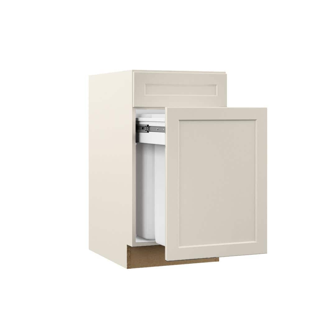 Hampton Bay Designer Series Melvern 18 in. W x 24 in. D x 34.5 in. H Assembled Shaker Double ...