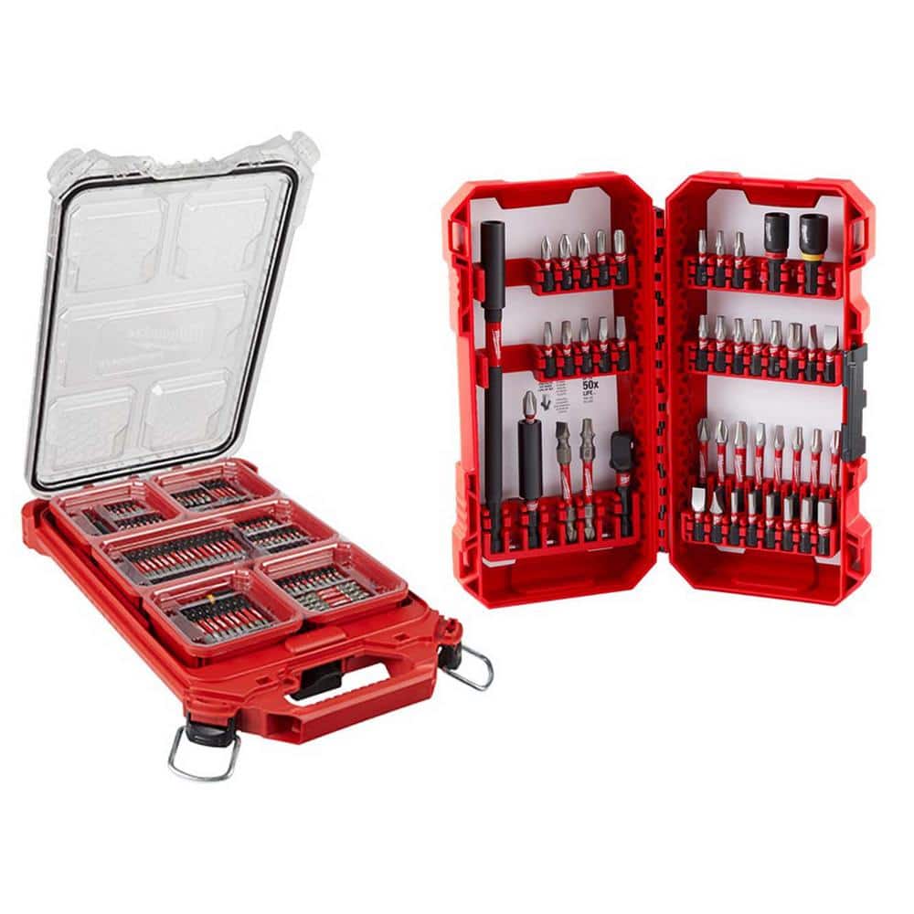 Milwaukee SHOCKWAVE Impact Duty Alloy Steel Screw Driver Bit Set with ...