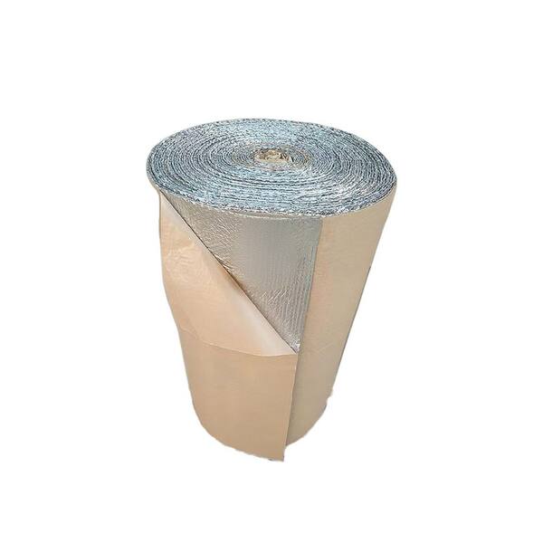 Pro Space 48 in. x 25 ft. Self-Adhesive Radiant Barrier Bubble Aluminum ...