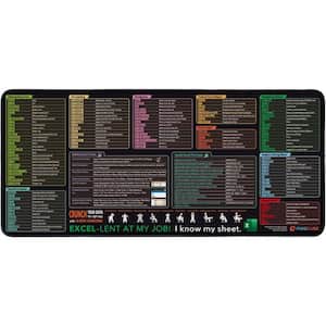 Yichuhaoxi Excel Shortcut Keys Mouse Pad-Extended Large XL Cheat Sheet ...