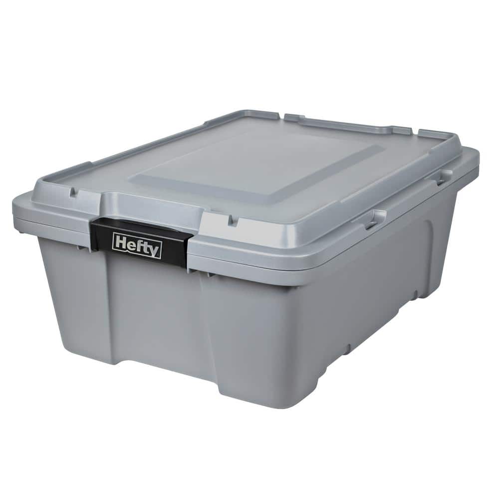 Hefty 12 gal. MAX Storage Tote (6-Pack) HFTCOM7169522522668-6 - The ...