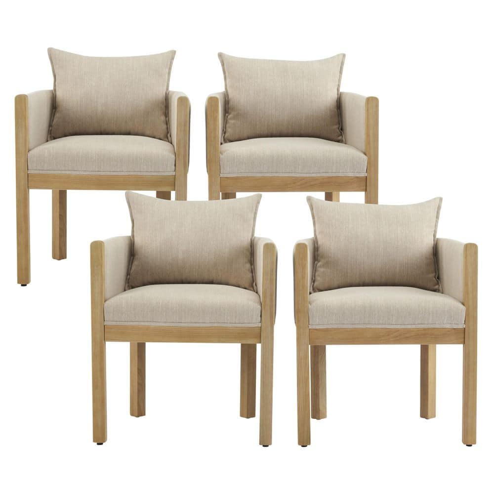 CHRISTOPHER KNIGHT HOME Cambridge Modern Linen Upholstered Dining Arm ...