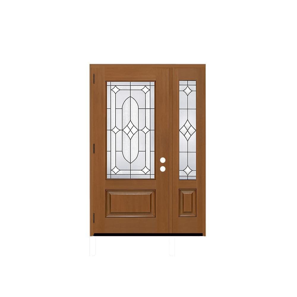 Steves & Sons Regency 51 in. x 80 in. 3/4L Axis Glass RHOS AutumnWheat ...