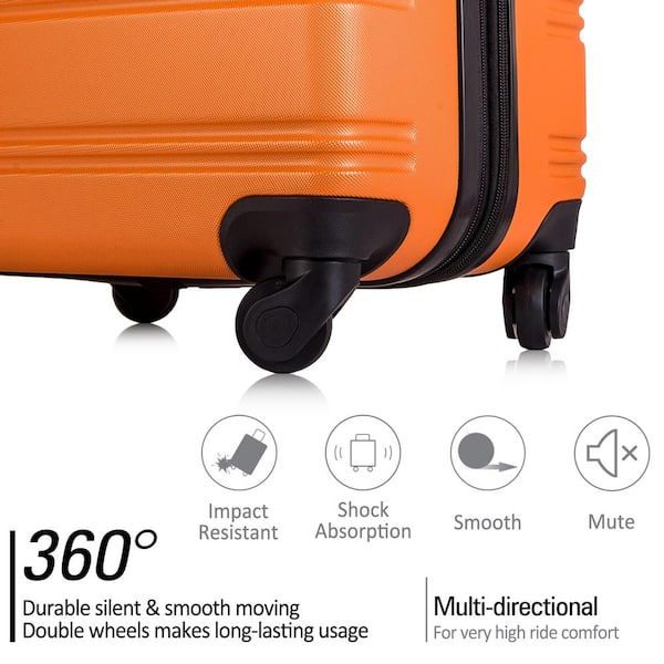 Orange Roll Luggage