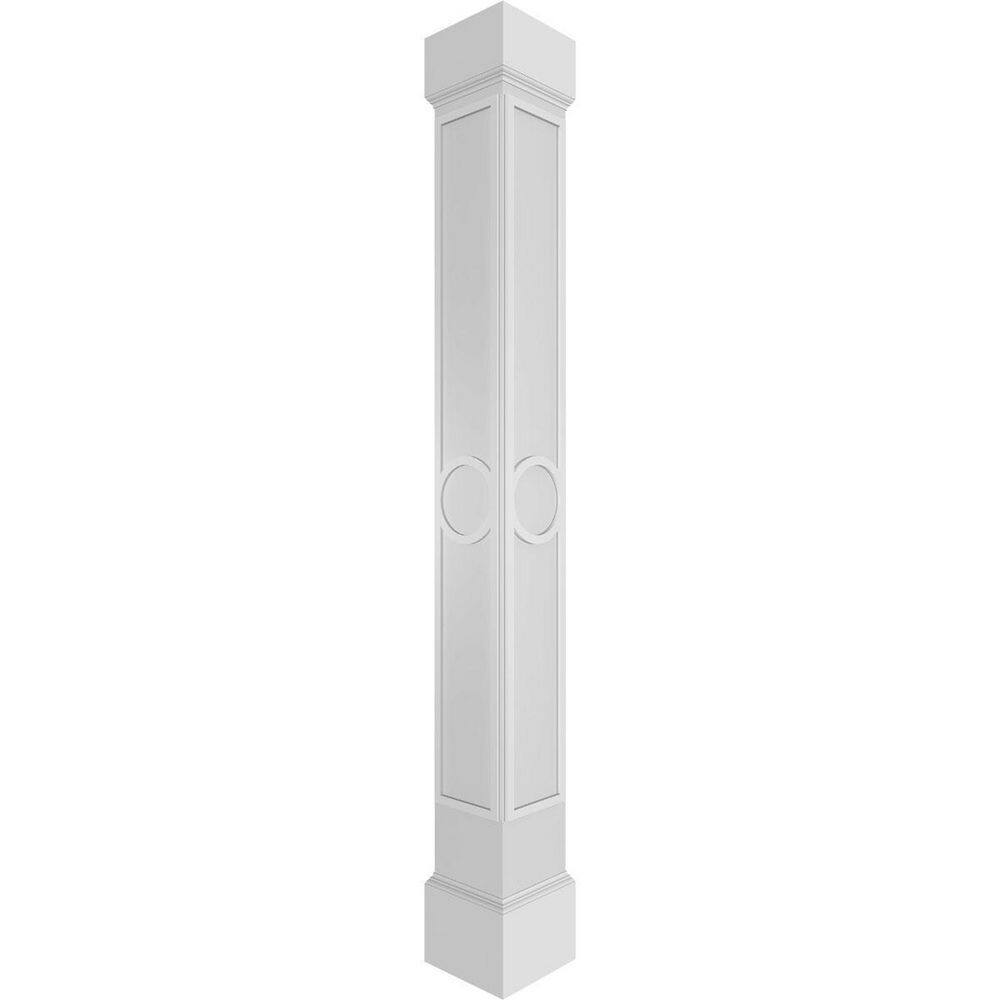 Ekena Millwork 7-5/8 in. x 10 ft. Premium Square Non-Tapered Arts and ...