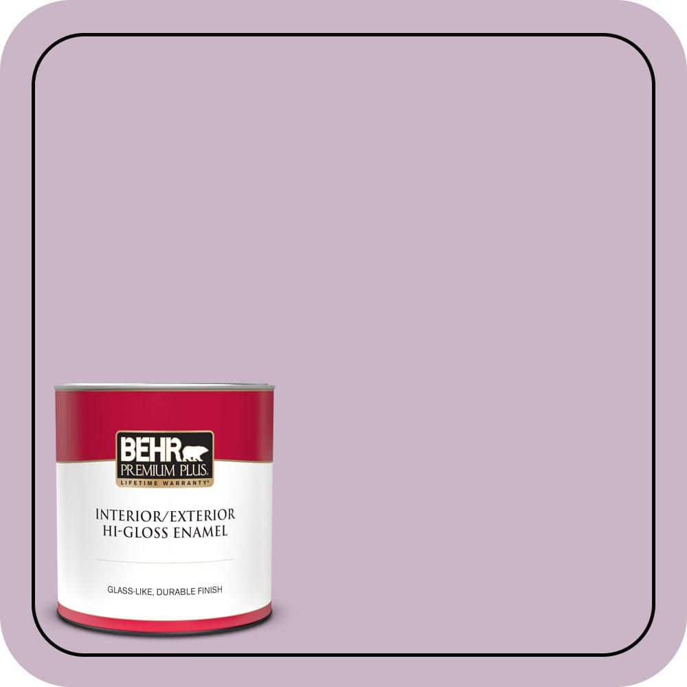 BEHR PREMIUM PLUS 1 qt. #670D-4 Ballad Hi-Gloss Enamel Interior ...