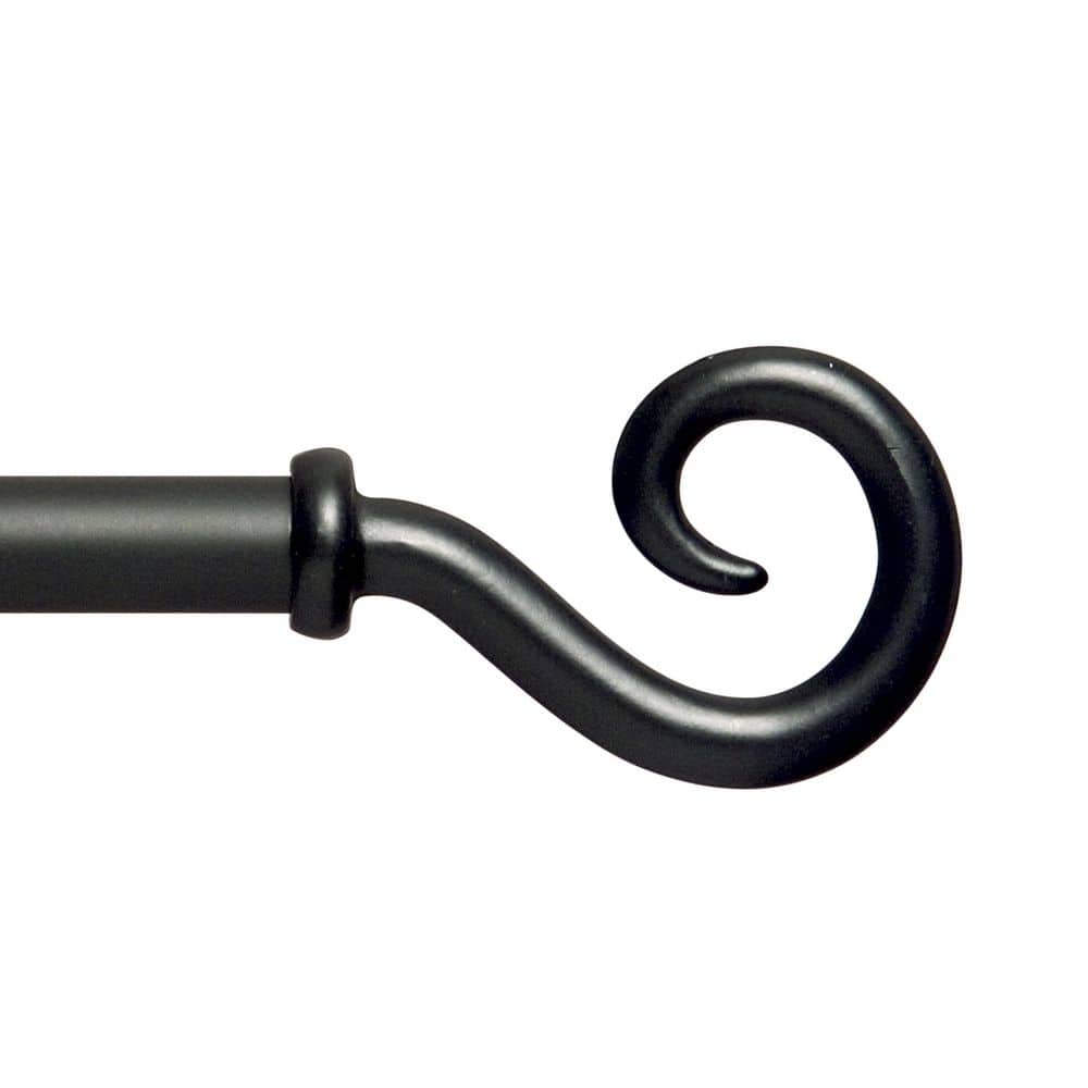 Kenney Medieval Hook 48 in. - 86 in. Adjustable Single Petite Cafe ...