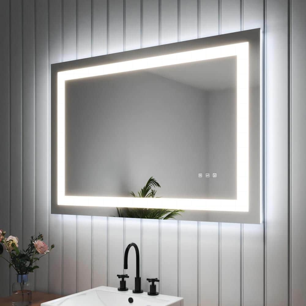 Reviews for TOOLKISS 40 in. W x 30 in. H Rectangular Frameless Wall ...