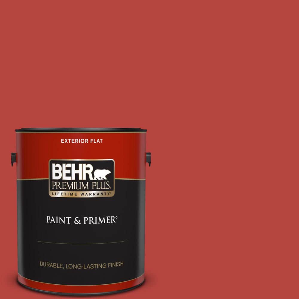 BEHR PREMIUM PLUS 1 gal. #P160-7 Stiletto Love Flat Exterior Paint ...