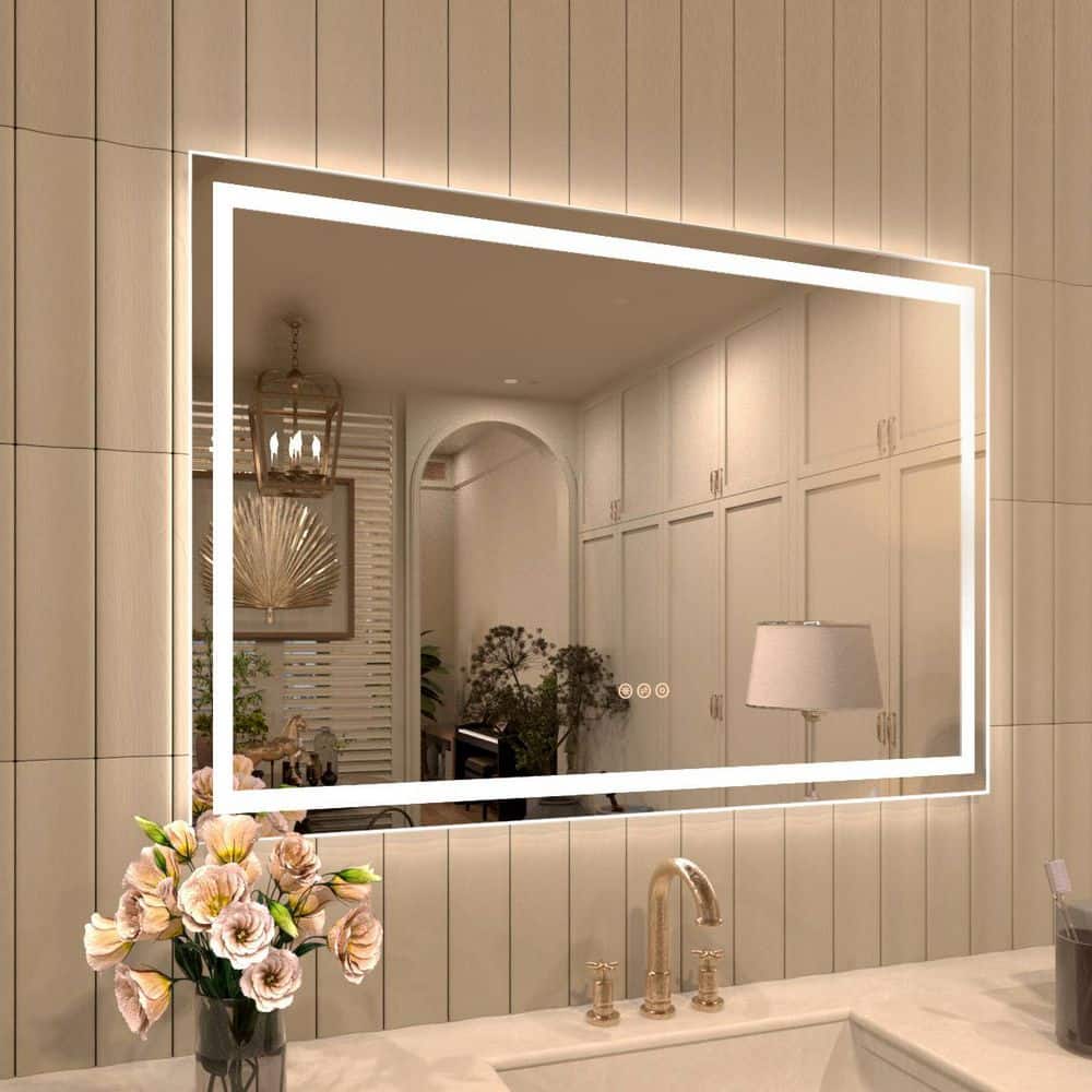 TaiMei Luma Pro 42 in. W x 36 in. H Rectangular Frameless LED Light ...