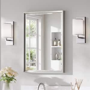 Bonosuki Modern 24 in. H x 36 in. W Aluminum Double Beveled Frame Wall ...