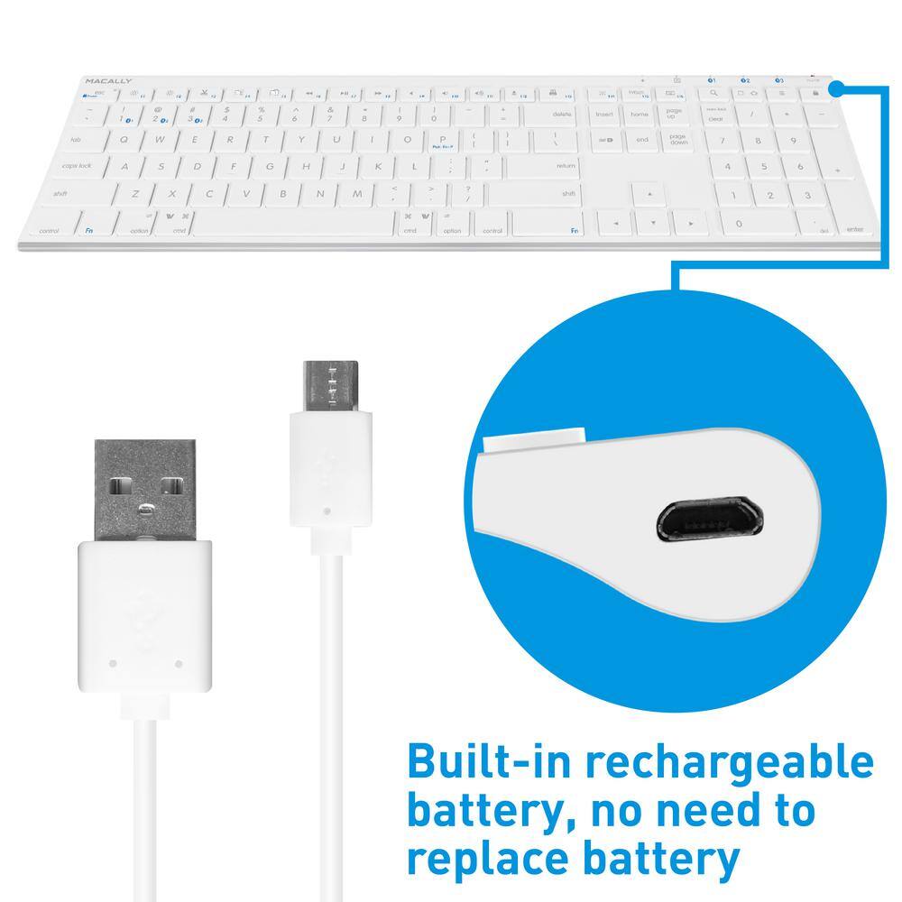 Utra-Slim Quick Switch Bluetooth Full Keyboard to | Ubuy Nepal