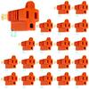 GE Polarized Grounding 2-Prong Adapter, Orange, (20-Pack) 46851 - The ...