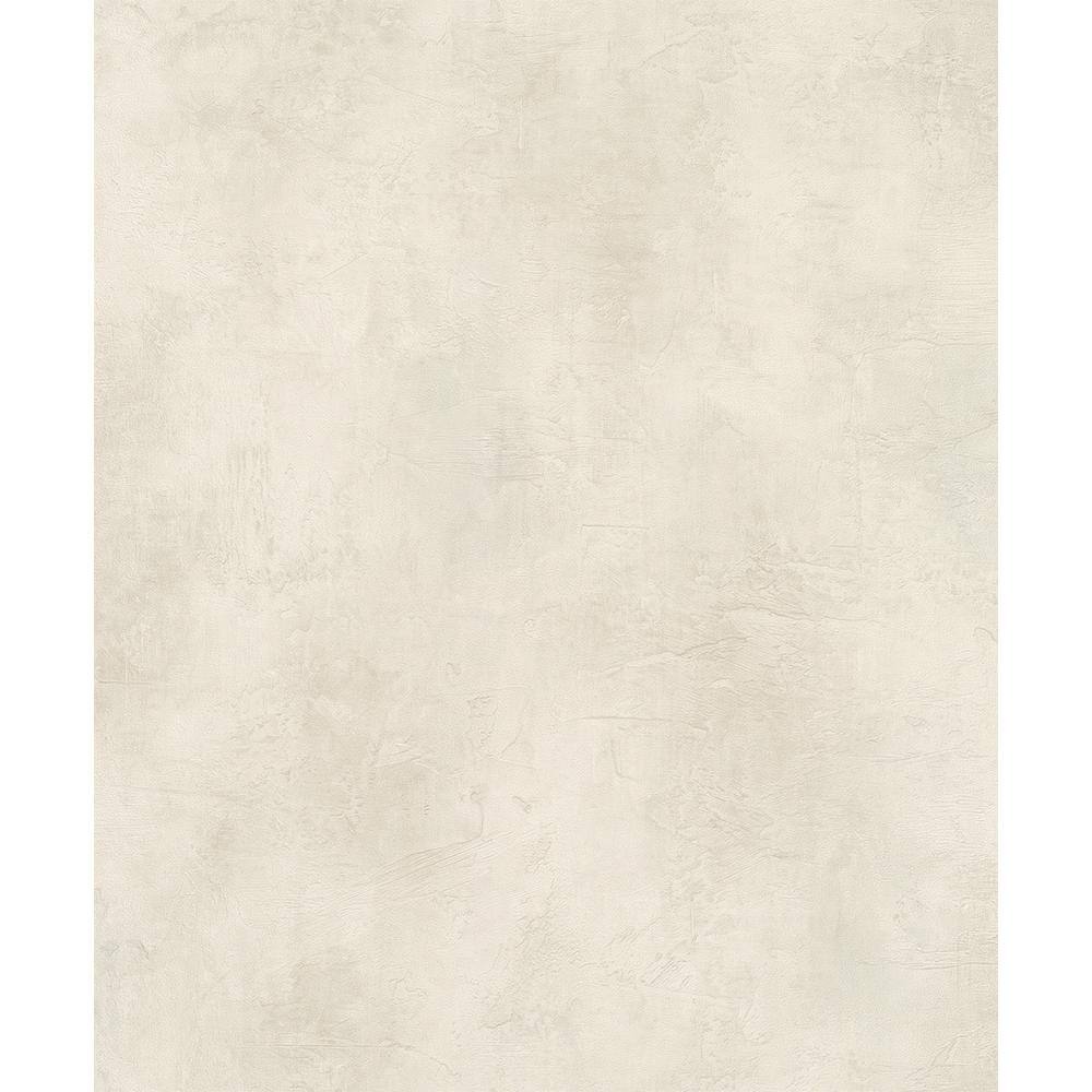 Distressed Plaster Effect Beige Matte Finish Vinyl on Non-Woven Non ...