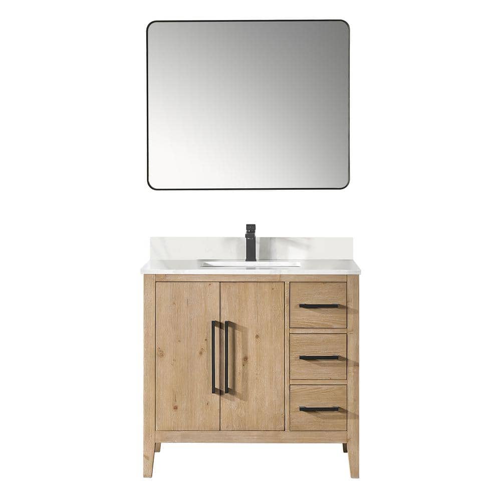 Altair Laurel 36 in. W x 22 in. D x 34 in. H Single Sink Bath Vanity in ...