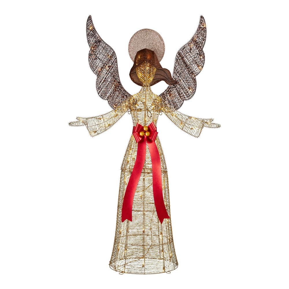 Reviews for Home Accents Holiday 6 ft. Polar Wishes LED Angel Holiday ...