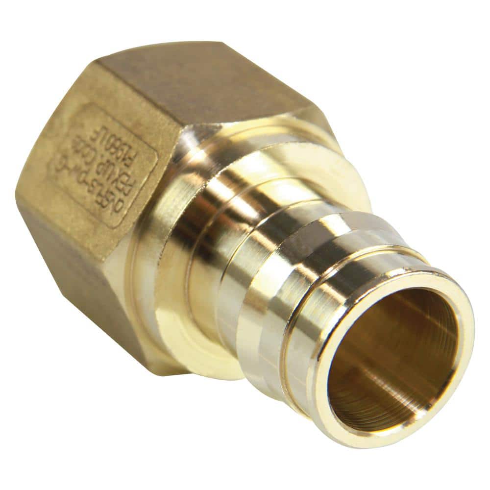 Uponor ProPEX 1 in. PEX-A Expansion Barb x 1 in. NPT Lead-Free Brass Female Threaded Adapter ...