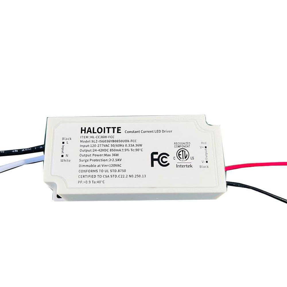 Haloitte 120-277V 36-Watt Constant Current LED Driver Lamp Output 24-42 ...