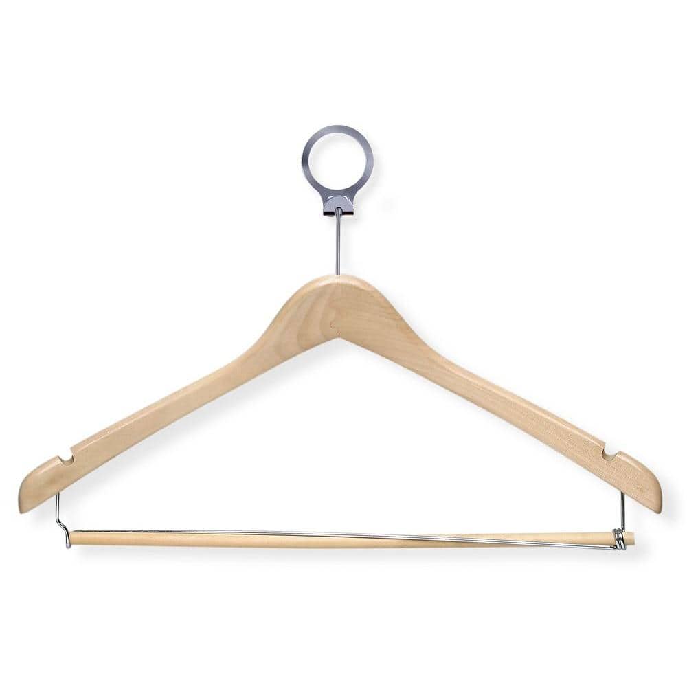 Honey-Can-Do Brown Wood Hangers 24-Pack HNG-01735 - The Home Depot