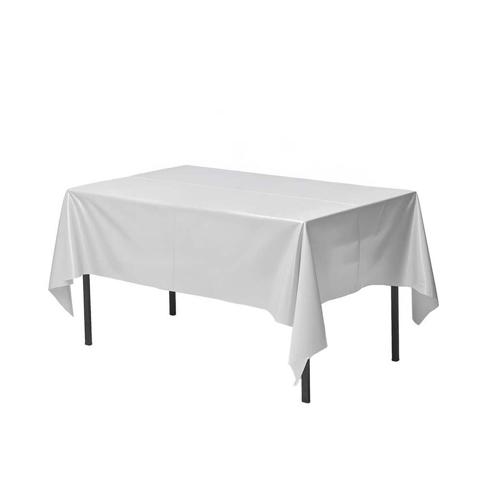 Simply Bio White Disposable PLA Disposable Table Cover for 6 ft ...