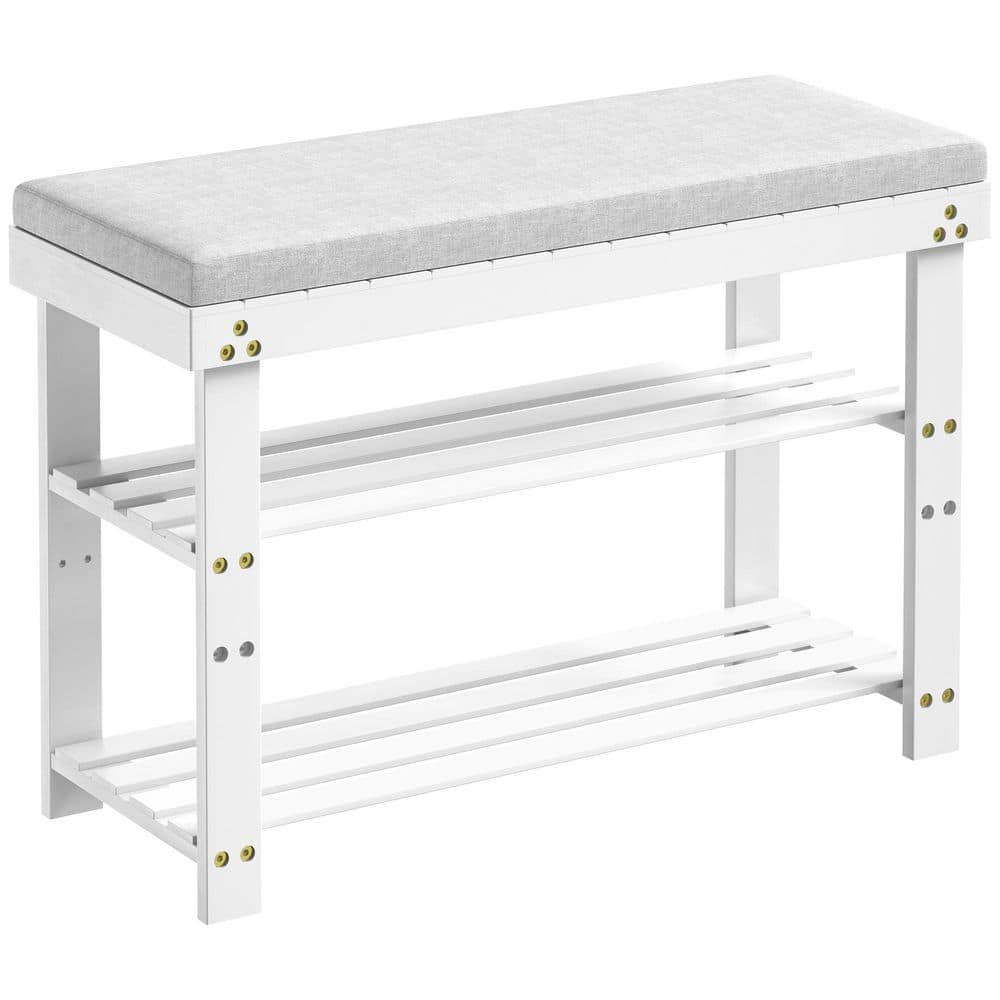 Tileon 3-Tier Kitchen Pantry with Cushion and Adjustable Shelves ...