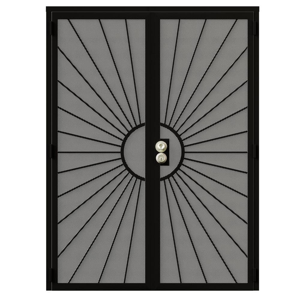 ARK DESIGN 64 in. x 80 in. Universal/Reversible Hinging Black Surface ...