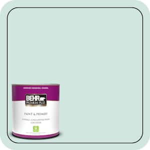BEHR PREMIUM PLUS 1 qt. #HDC-CT-26A Seaglass Satin Enamel Low Odor ...