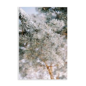 Stupell Industries Subtle Christmas Tree in Snow by Sharon Lee 1-Piece ...