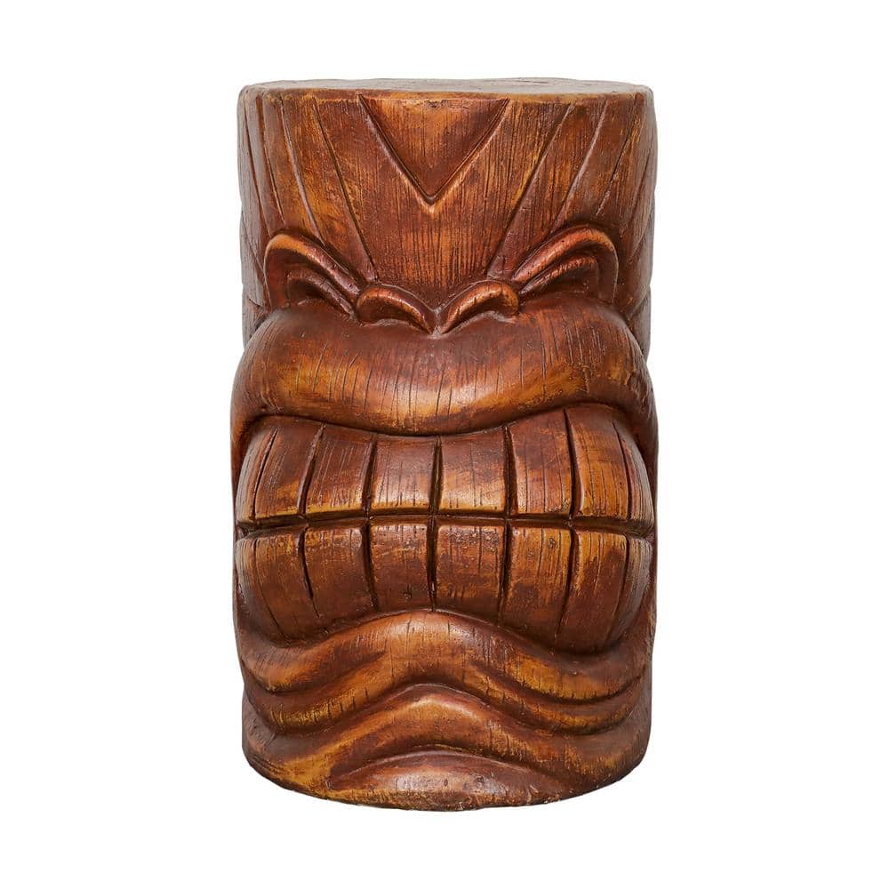 Watnature 19.6 in. H Concrete Tiki Statue -The Grand Tiki Face Kanaloa ...