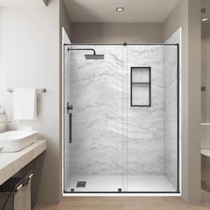 CASTICO Calcutta Wh 36in. x 60in. x 84in. Combo Solid Composite Stone ...