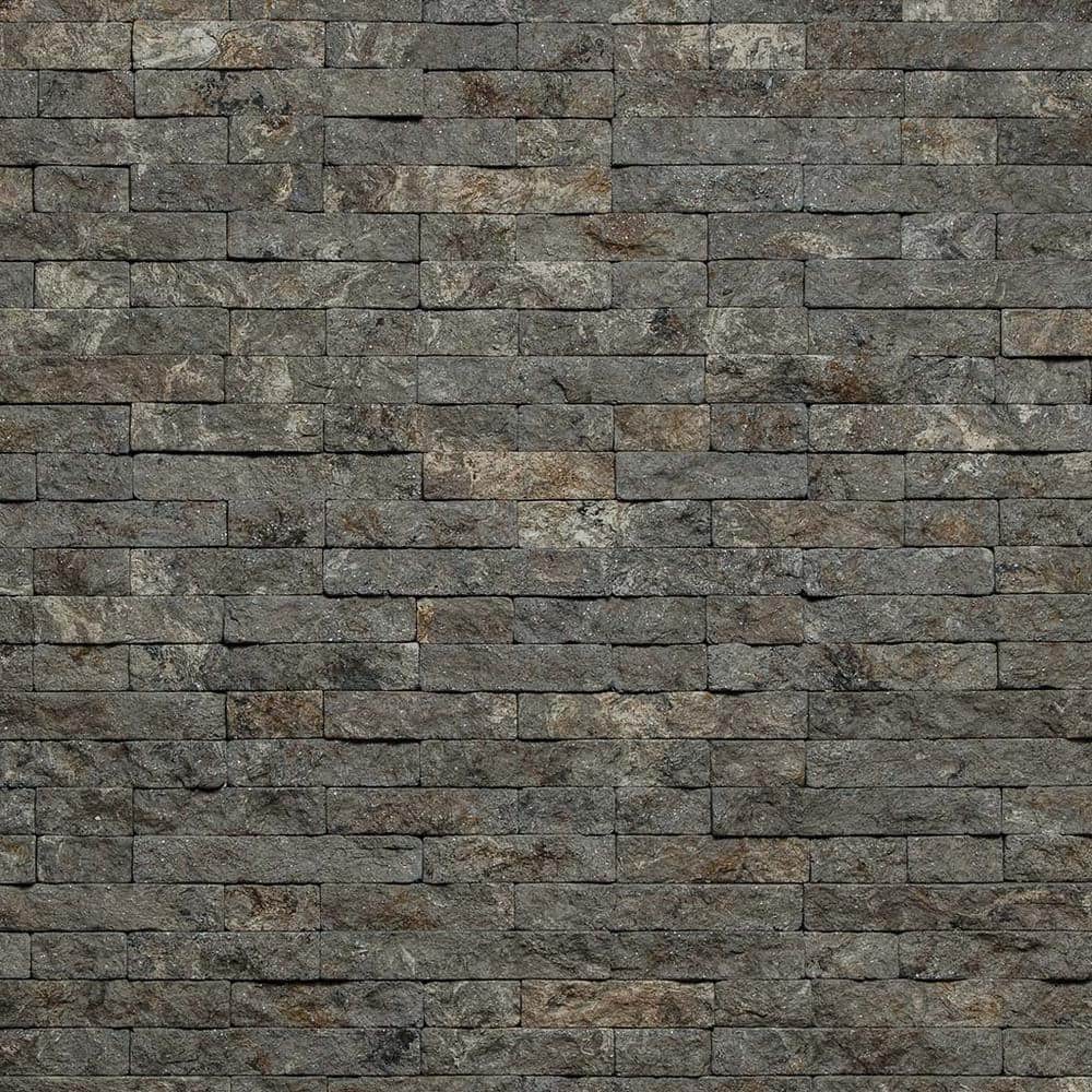 Evolve Stone District View 15 in. x 4 in. x 1 in. Fire Rated Flat Stone ...