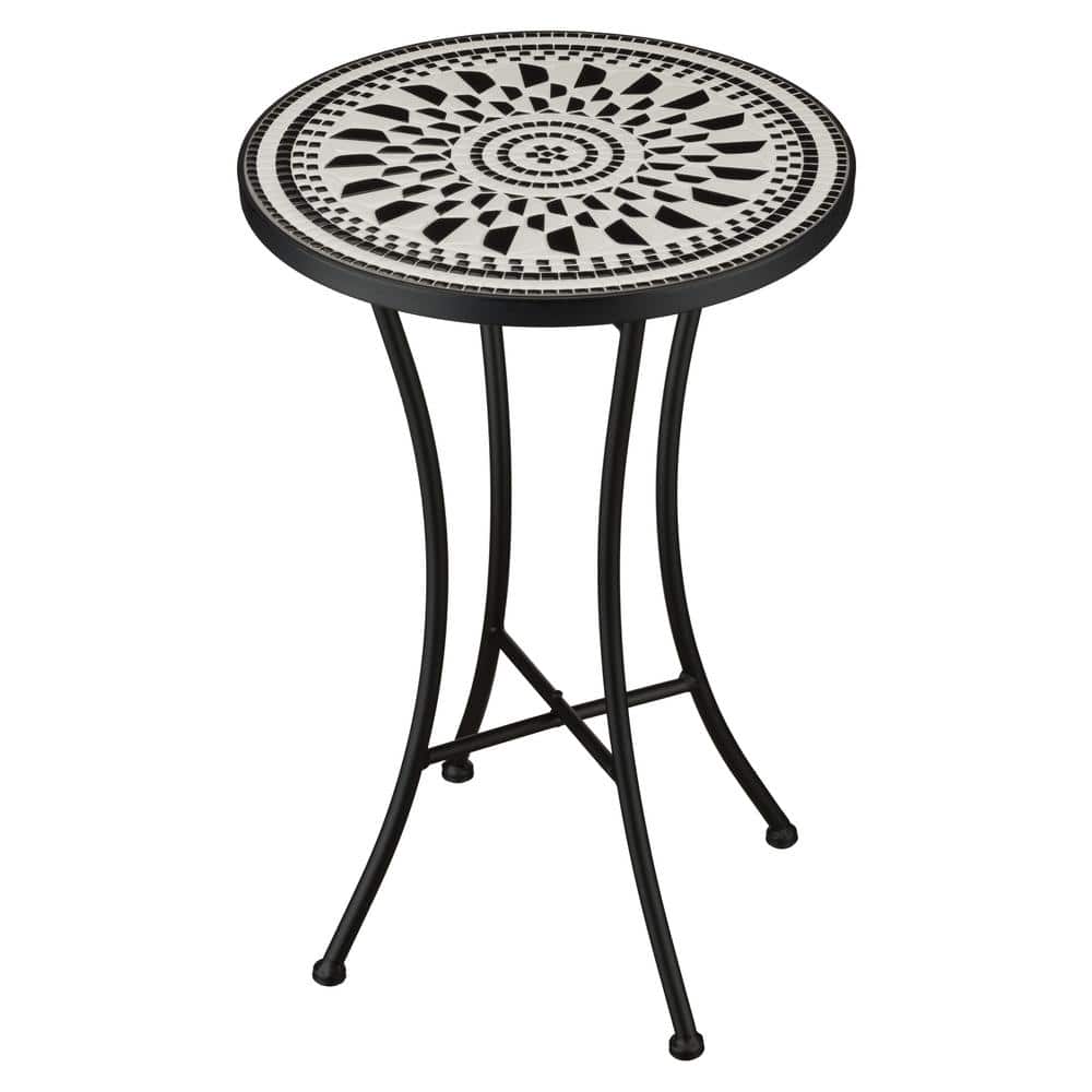 Regal Art & Gift 21 in. Metal and Ceramic Mosaic Plant Stand - Diamond ...