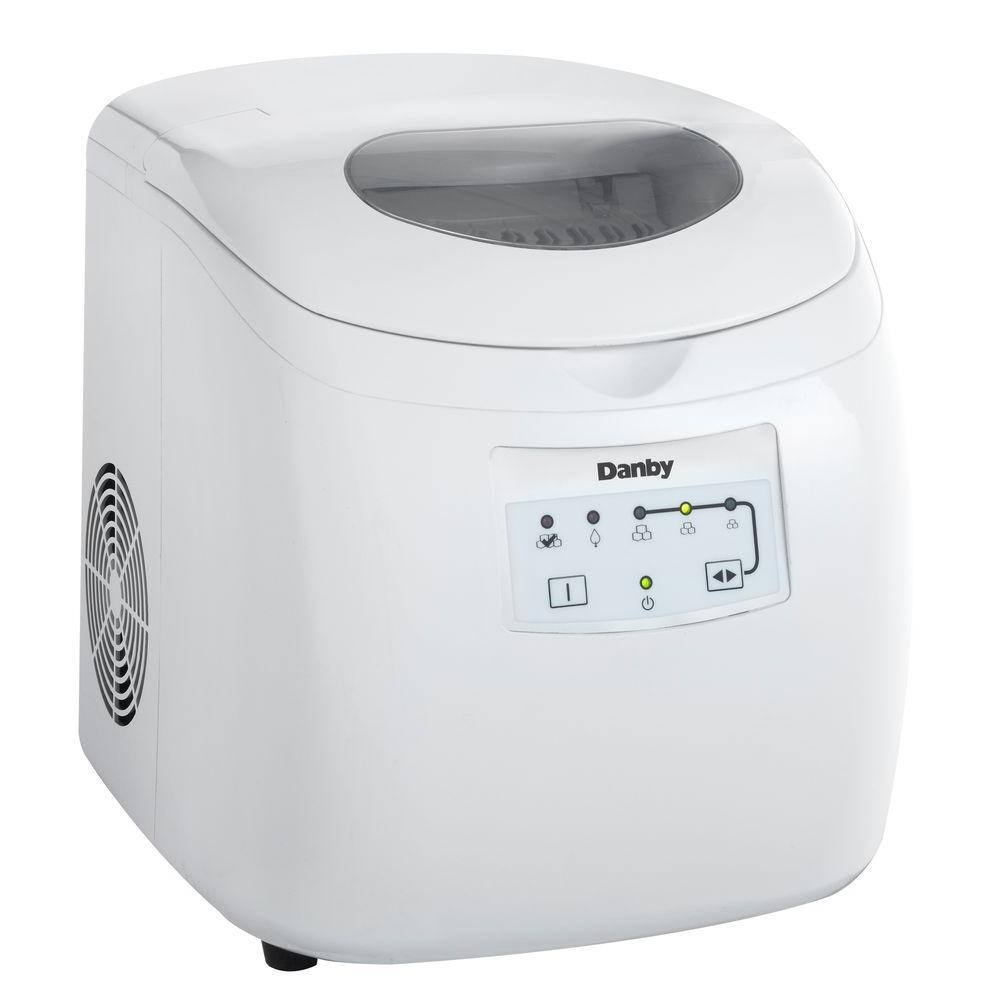 Danby 25 lbs. Freestanding Ice Maker in White DIM2500WDB - The Home Depot