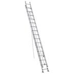 Werner 40 ft. Aluminum D-Rung Extension Ladder with 300 lb. Load ...