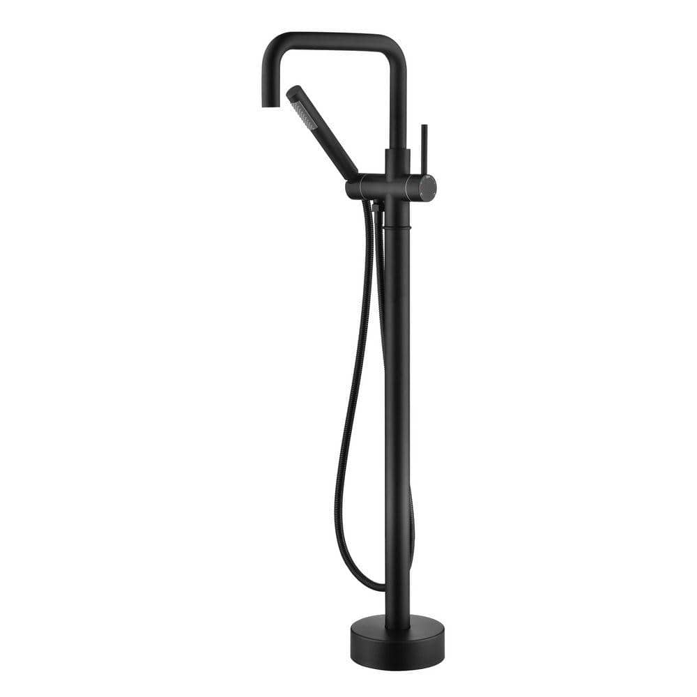 SUMERAIN Modern Single-Handle Freestanding Tub Faucet with Hand Shower ...