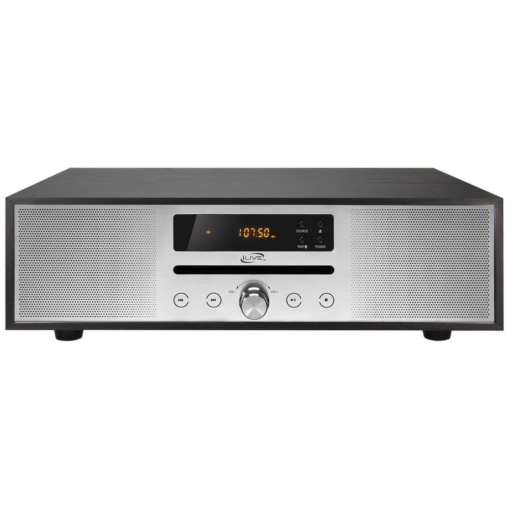 iLive 2-Channel Bluetooth Home Music System with FM Radio and Remote ...
