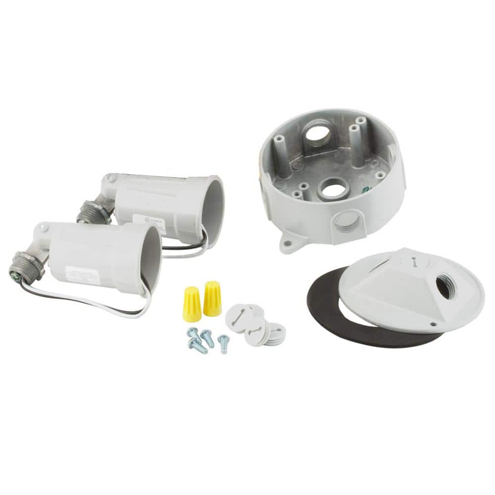 BELL N3R White Round Light Outdoor Weatherproof Kit Includes with Box ...