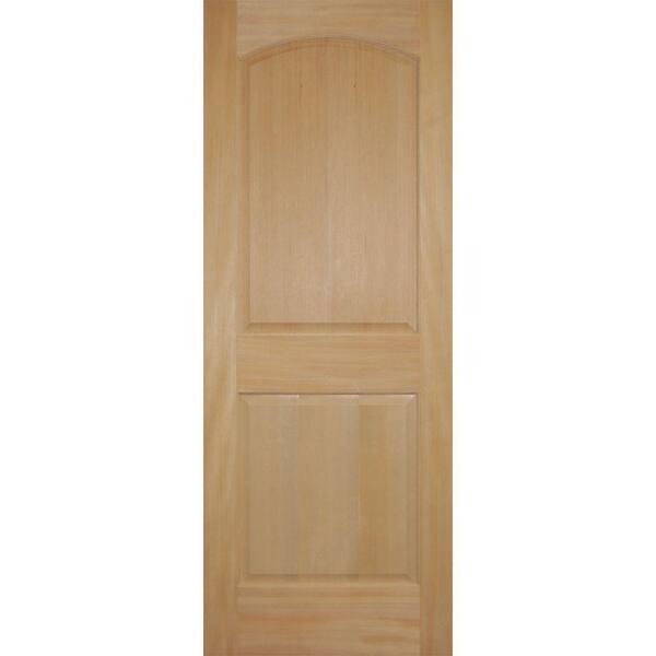 Builder's Choice 2-Panel Arch Top Solid Core Fir Single Prehung ...