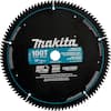 Makita 12 in. x 1 in. Ultra-Coated 100-Teeth Miter Saw Blade A-94817 ...