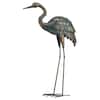 Regal Large 44 in. Metallic Patina Crane Garden Statuary 10869 - The ...