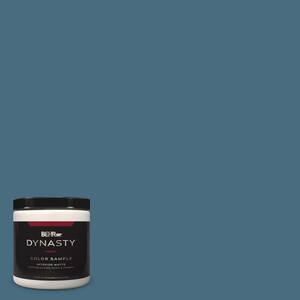 BEHR DYNASTY 1 gal. #550F-6 Regatta Bay Satin Enamel Exterior Stain ...