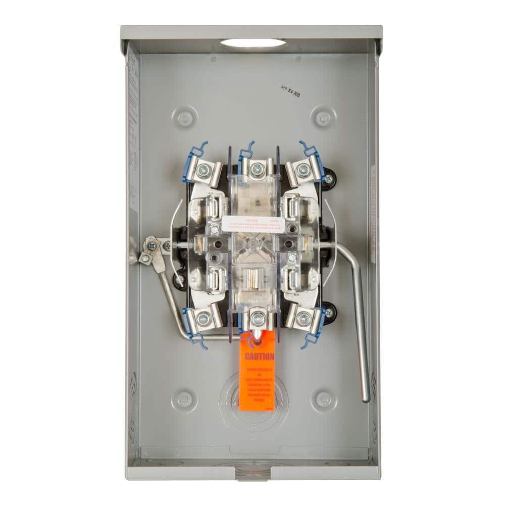 Siemens 200 Amp 5 Jaw Ringless Lever Bypass OH Fed Meter Socket 40005 ...